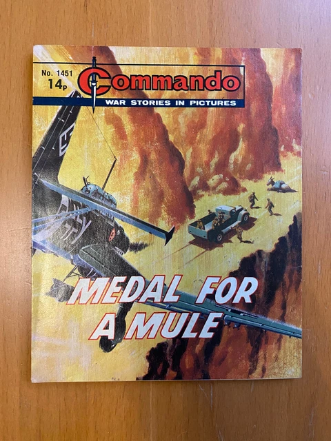 COMMANDO COMIC NUMBER 1451 MEDAL FOR A MULE EUR 3,50 - PicClick IT