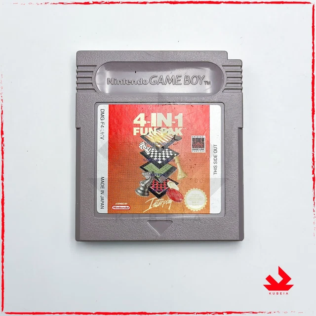 4-IN-1 FUN PAK 🇬🇧 Dmg-F4-Ukv English 🔥 Nintendo Game Boy Gb Solo ...