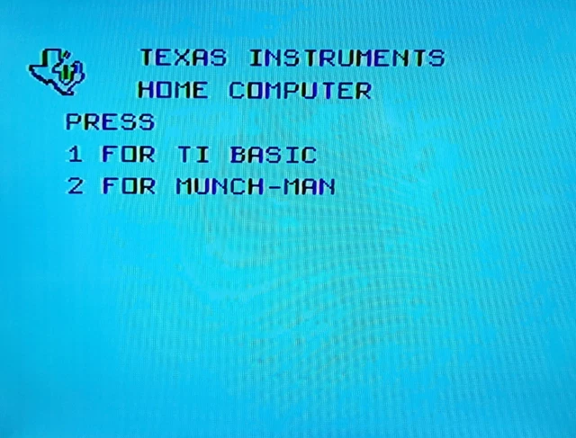 TEXAS INSTRUMENTS TI-99/4A Munchman cartridge PHM 3057 with box ...