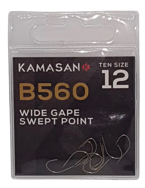 5 X PACKETS Of Kamasan B560 Hooks - Micro Barbed, Natural Venue Popular ...