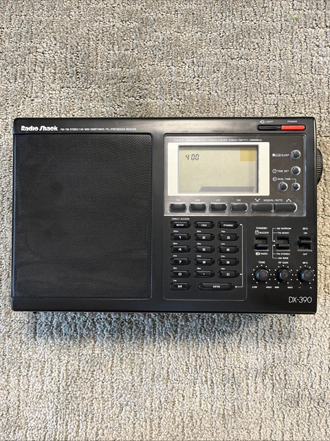 RADIO SHACK REALISTIC DX-390 AM/FM/SSB World Band Shortwave Radio ...
