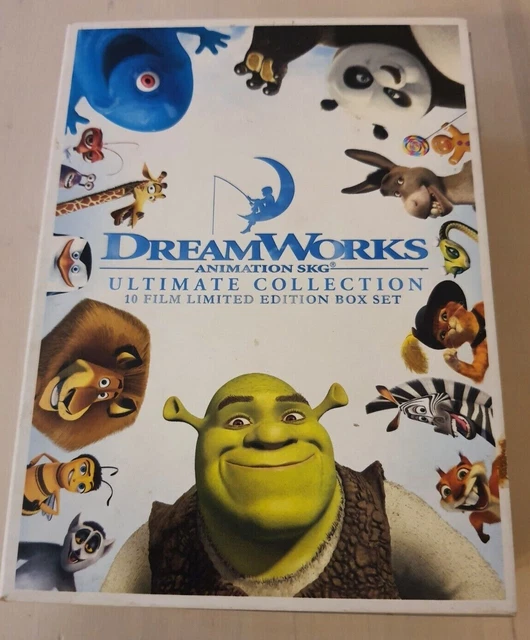 DREAMWORKS ULTIMATE DVD Collection - incudes Shrek 1,2 &3 RARE 10 discs ...