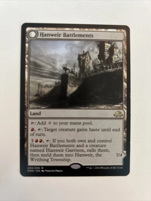 MTG HANWEIR BATTLEMENTS Hanweir, the Writhing Township Eldritch Moon ...