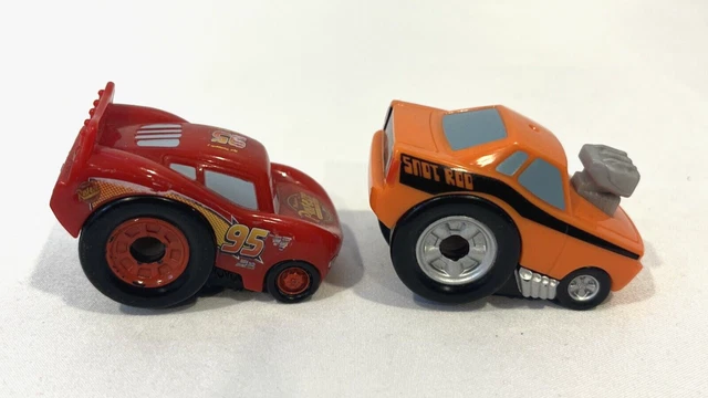 DISNEY PIXAR CARS Lightning Mcqueen & Snot Rod Riplash Racers Set 2013 ...