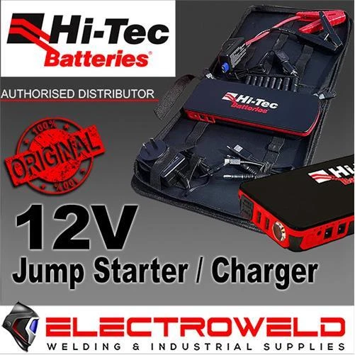 HI-TEC MINI BATTERY Jump Starter Charger Pack, Li-Ion, 12V Car Laptop ...