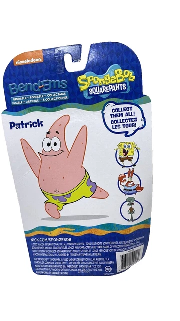 PATRICK STAR FISH Spongebob Squarepants Patrick Star Bendems Brand New ...