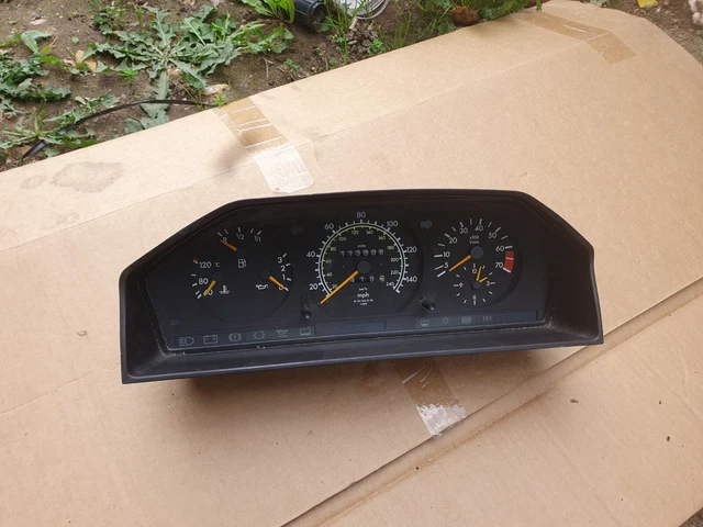 MERCEDES BENZ W124 Dashboard Dash Instrument Speedometer Speedo Cluster ...
