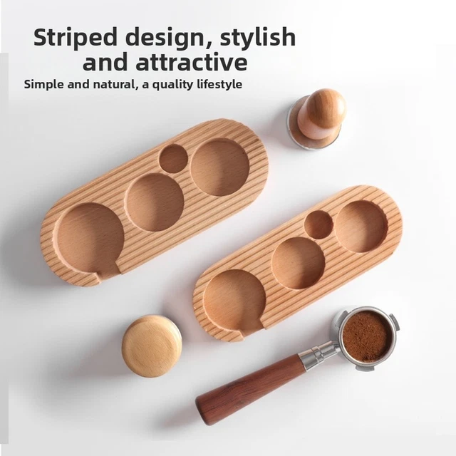 COFFEE TAMPER STAND Espresso Tamper For Coffee Shops Four-slot Grooves ...