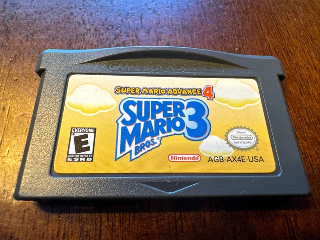 SUPER MARIO ADVANCE 4: Super Mario Bros. 3 Game Boy Advance, 2003 GBA ...