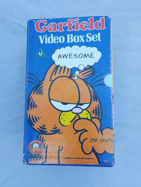 GARFIELD VHS VIDEO Box Set 1976 Babes & Bullets, Goes To Hollywood, His ...
