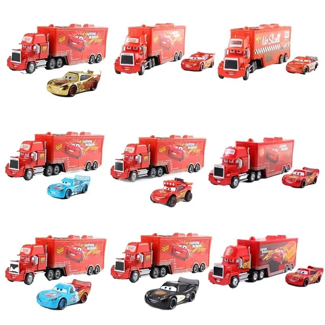 DISNEY PIXAR CARS No.95 Lightning McQueen Series Gold/ Silver Diecast ...