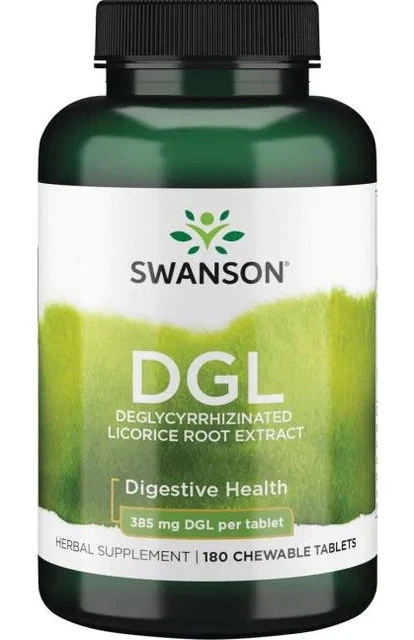 SWANSON DGL: LICORICE Support for GI Health - 100 Tablets £13.75 ...