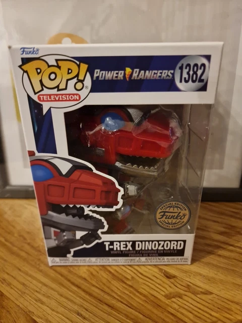 FUNKO POP POWER Rangers T-Rex Dinozord #1382 + protection gratuite EUR ...