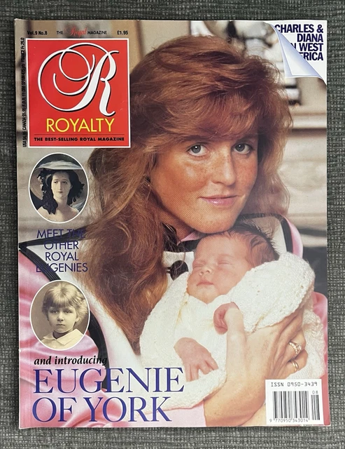 SARAH FERGUSON EUGENIE BIRTH Royalty Magazine 1990 Volume 9 #8 Royal ...