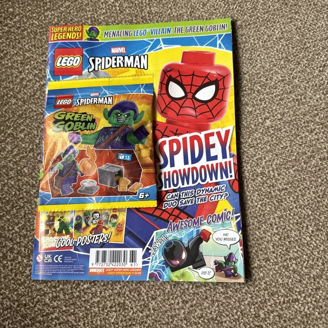 LEGO SUPERHERO LEGENDS magazine Spider-Man #17 2025 + Green Goblin ...