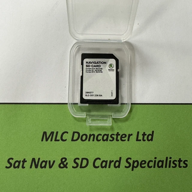 GENUINE SKODA 2018 Satellite Navigation SAT NAV SD Card 5L0 051 236BA £ ...