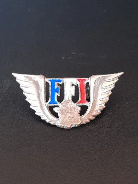 ORIGINAL WW2 FRENCH "RESISTANCE" Freedom Fighter FFI Badge By A ...