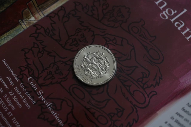 🧭 🇬🇧 UK Gb 1 Pound 1997 - 3 Lions In Folder B62 #115 $45.77 - PicClick CA