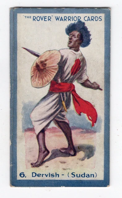 ROVER &WARRIOR CARD” 1929 Dervish Fighter Sudan $9.99 - PicClick AU