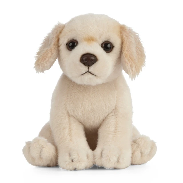 LIVING NATURE GOLDEN Retriever Labrador Puppy Cuddly Soft Toy Teddy ...