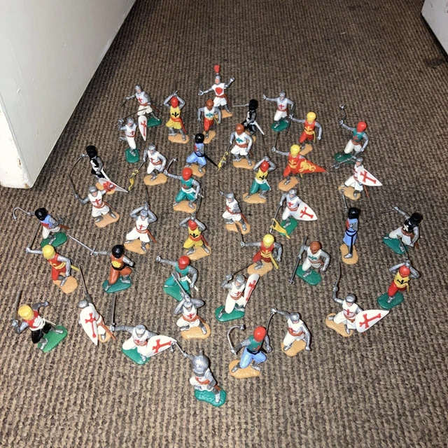 VINTAGE TIMPO ENGLISH Medieval Crusader 🏴󠁧󠁢󠁥󠁮󠁧󠁿 Knights Templar Army X ...