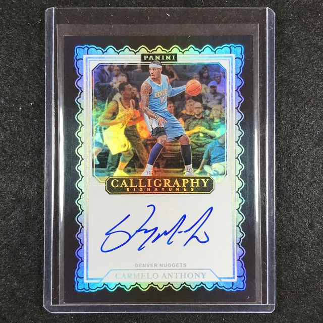 2023-24 RECON CARMELO ANTHONY Calligraphy Signatures Auto #CAN $999.99 ...