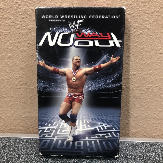 WWF NO WAY OUT 2001 NON-RENTAL vhs wrestling KURT ANGLE £14.57 ...