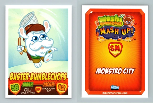 BUSTER BUMBLECHOPS - Moshi Monsters Mash Up! Series 2 Topps 2011 ...