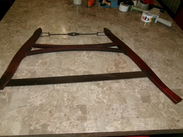 ANTIQUE VINTAGE CROSS Cut Buck Saw Bow Saw £28.31 - PicClick UK