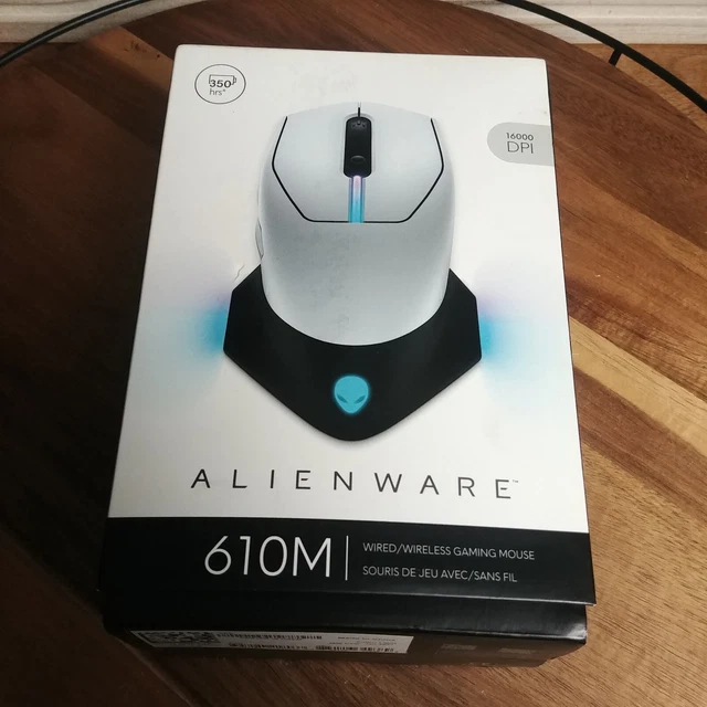 ALIENWARE WIRED/WIRELESS GAMING Mouse AW610M: 16000 DPI Optical Sensor ...