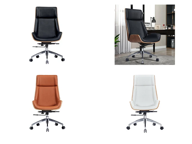 HIGH BACK OFFICE Chair Leather Gaming Computer Ergonomic Executive Desk ...