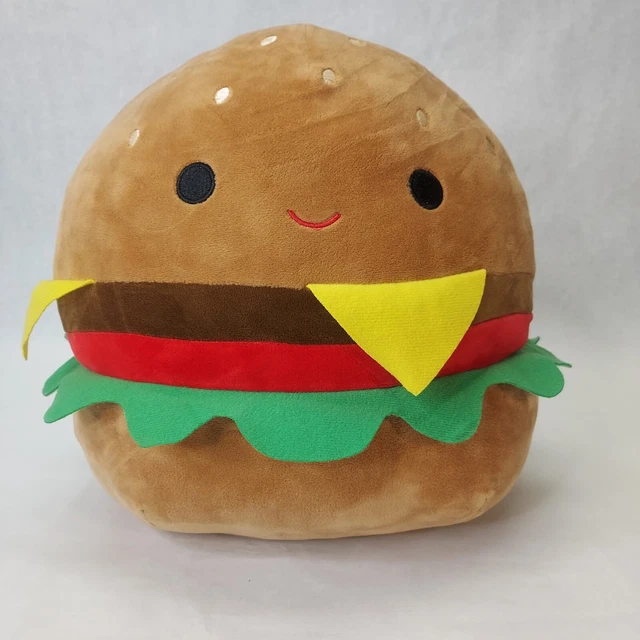 SQUISHMALLOW CARL THE Cheeseburger 12" Burger Hamburger Collectible ...