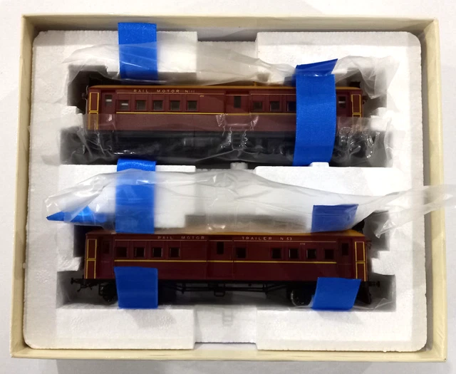 EUREKA MODELS HO NSWGR CPH/CTH Rail Motor & Trailer Set With Sound CPH ...