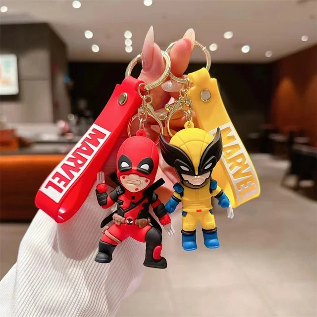 MARVEL DEADPOOL AND Wolverine Keychain PVC Doll Pendant Accessories ...