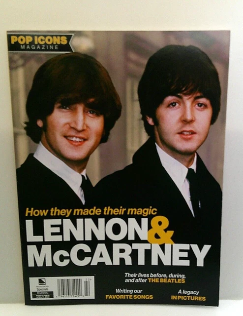 POP ICONS MAGAZINE 2022 John Lennon Paul Mccartney The Beatles £7.81 ...