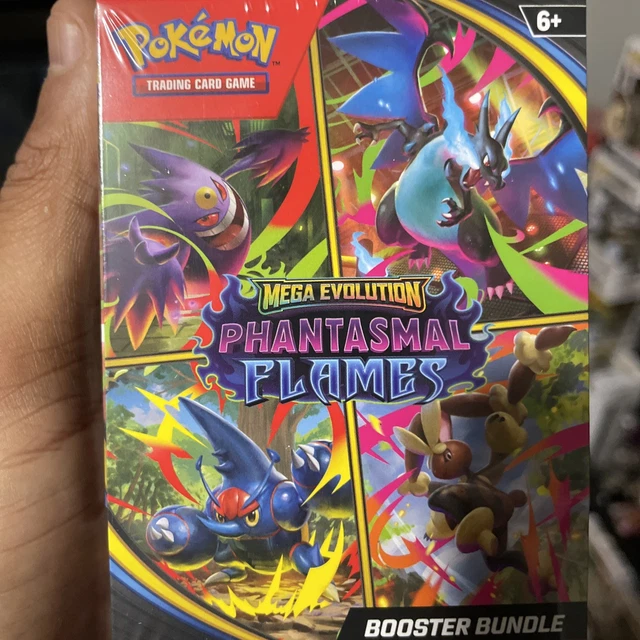 POKÉMON TCG MEGA Evolutions Phantasmal Flames Booster Bundle New Sealed ...