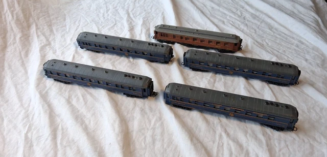 4 X VINTAGE Hornby Acho HO Orient Express Restaurant Dining Coach Cars ...