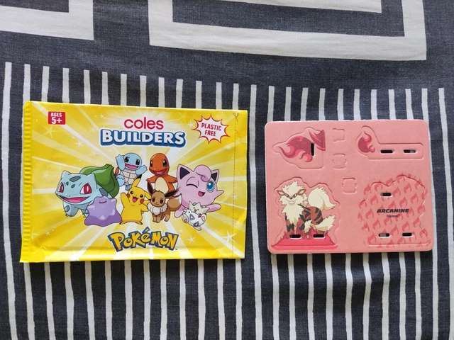 COLES POKEMON BUILDERS 2024 Promotion Collection Card Figure Cardboard ...