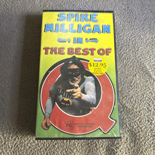 SPIKE MILLIGAN IN BEST OF Q - VHS TAPE - 1970s COMEDY -untested $49.00 ...