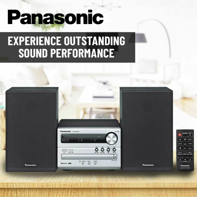 PANASONIC BLUETOOTH HI-FI Stereo System CD Music Player FM Radio HIFI ...