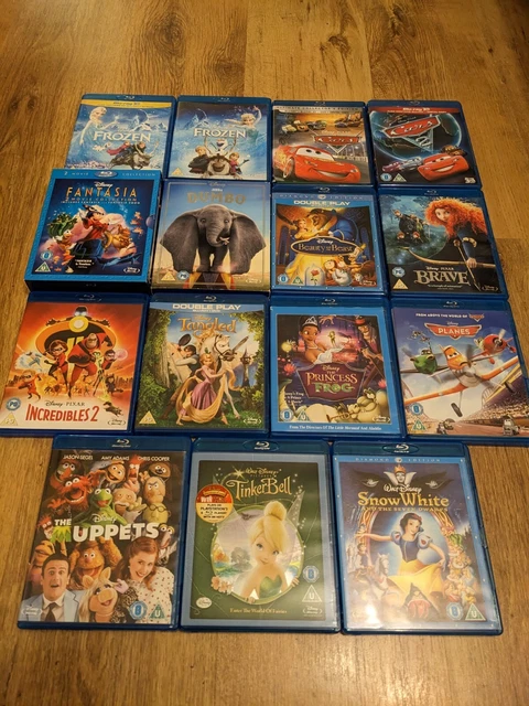 BLU-RAY DISNEY & Disney Pixar Kids Movies Bundle X 16 💥 EUR 42,76 - PicClick IT