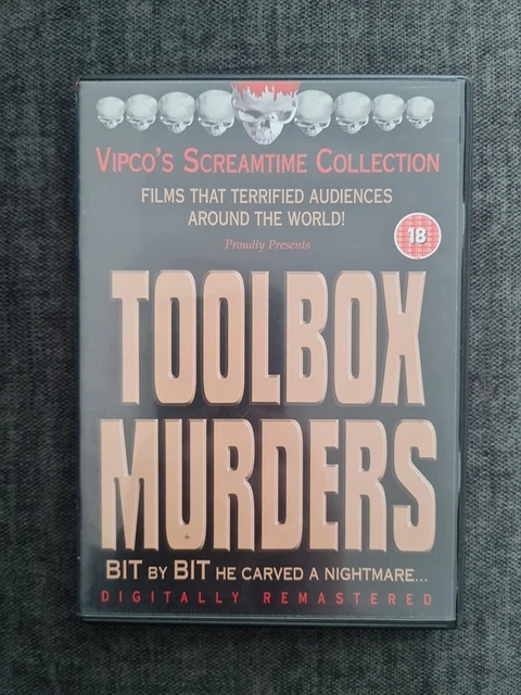 THE TOOLBOX MURDERS (DVD, 1978) [DIGITALLY REMASTERED] Vipco [Region 2 ...