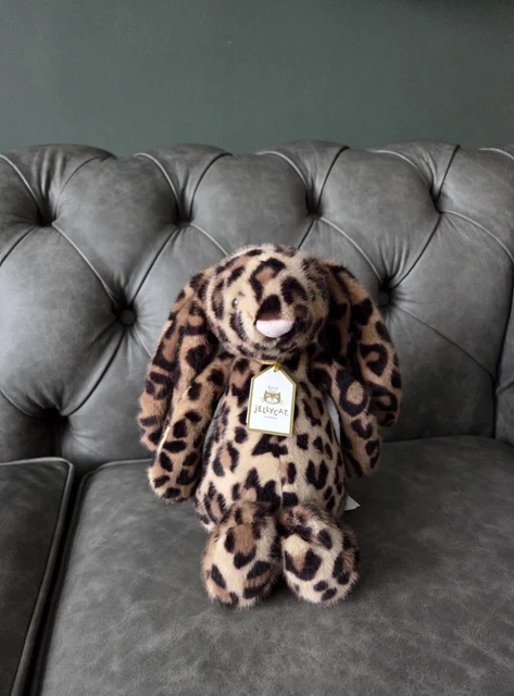 JELLYCAT COBBLEHOP LUXE Purks Exclusive Limited Edition Leopard Print ...