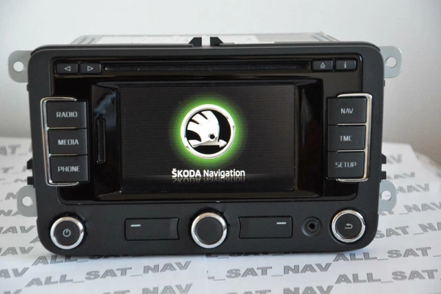 SKODA AMUNDSEN + Rns 315 RNS315 Bluetooth Navigation Système Sat Nav ...