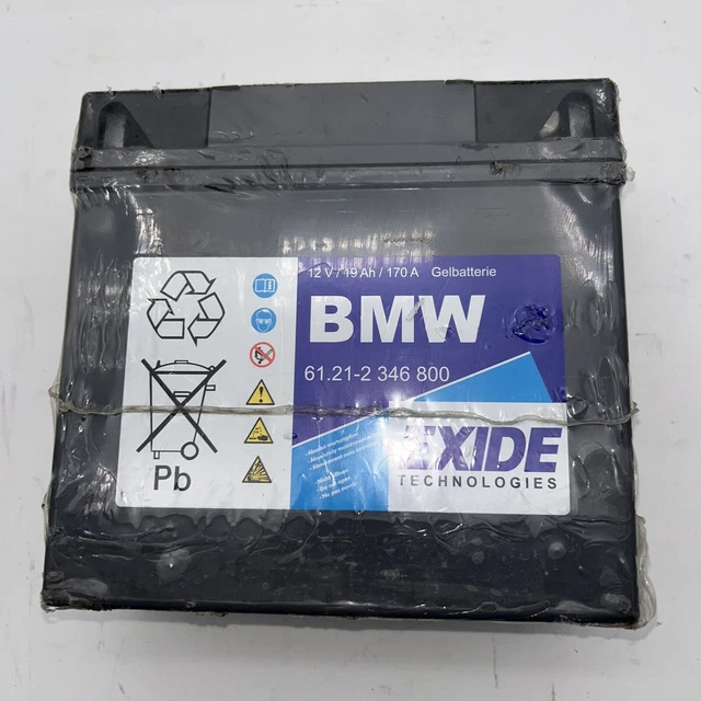 GENUINE BMW EXIDE Starter Battery Motorcycles 900R 850R 80R 60K ...