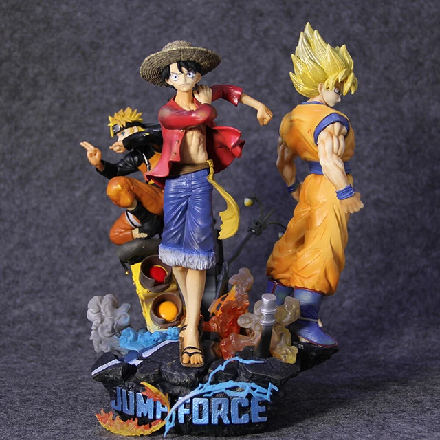 JUMP FORCE COLLECTOR'S Edition Diorama Statue Goku Luffy Naruto Uzumaki ...