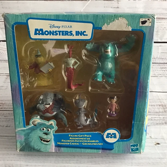 VINTAGE DISNEY PIXAR Hasbro 2001 Monsters Inc 6 Figures Gift Play Set ...