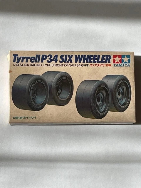 TAMIYA TYRRELL P34 Spare Front Tire Wheel Set RC Parts AS-IS £71.39 ...