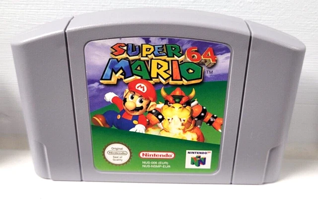 N64 SUPER MARIO 64 Nintendo 64 PAL UK Cartridge EUR 54,90 - PicClick FR