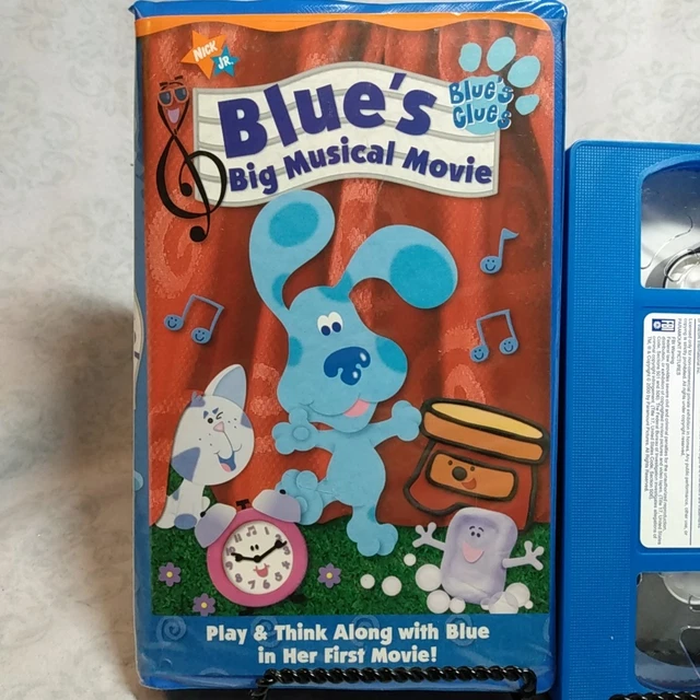 BLUES CLUES: BLUES Big Musical Movie VHS 2000 Nickelodeon Paramount ...